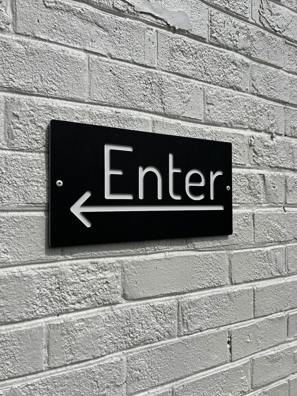 Enter Sign, Enter Sign With Arrow, Entrance Sign, Entrance Sign With ...