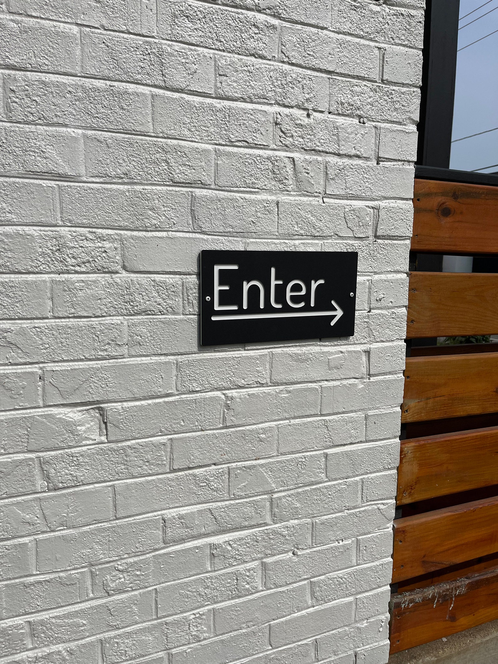 Enter Sign, Enter Sign With Arrow, Entrance Sign, Entrance Sign With ...