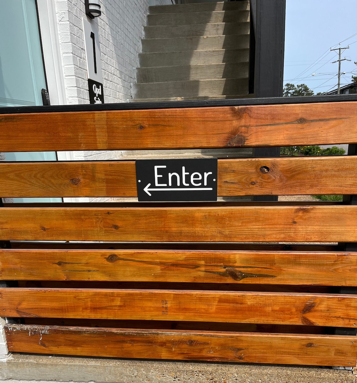 Enter Sign, Enter Sign With Arrow, Entrance Sign, Entrance Sign With ...