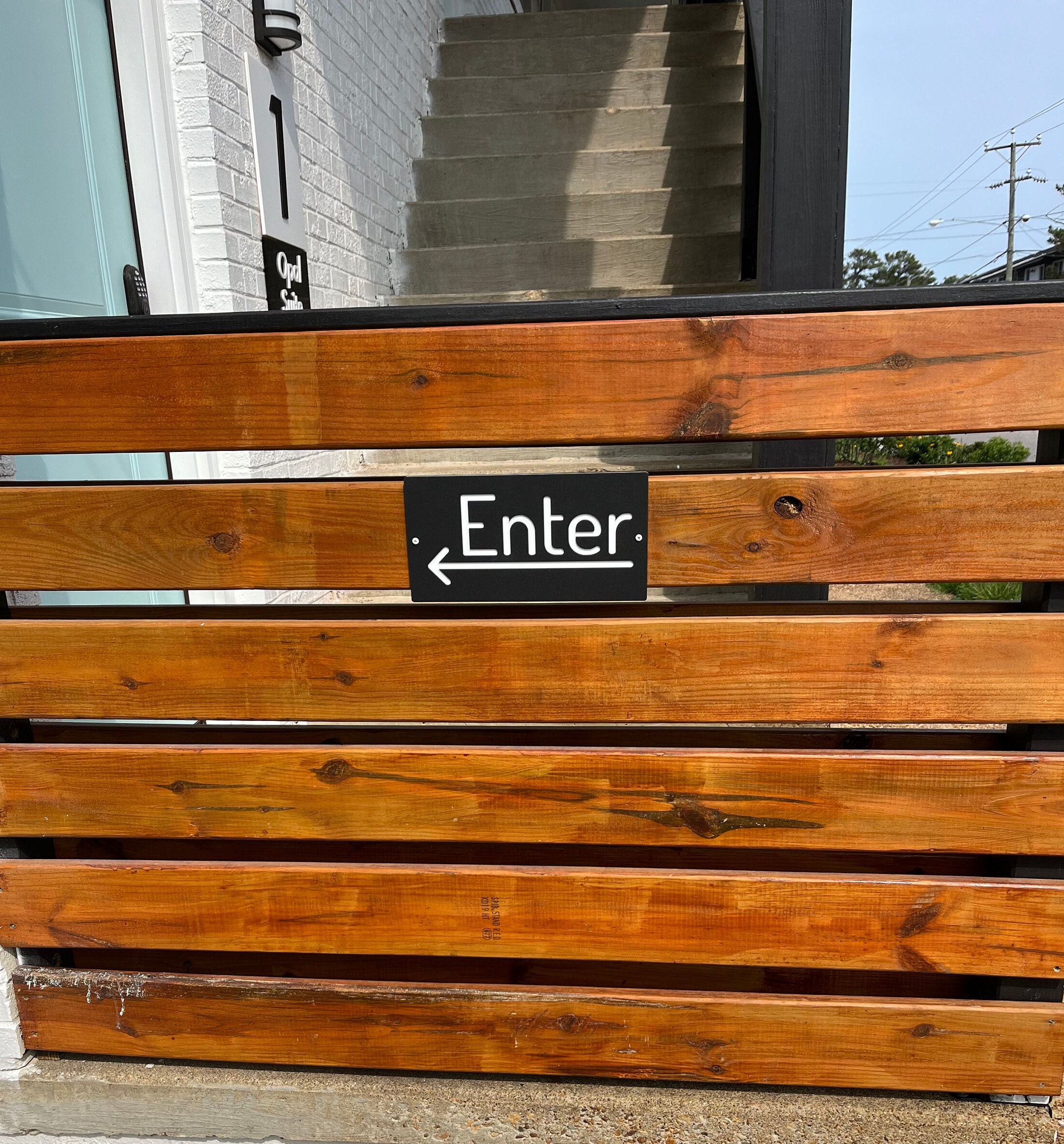 Enter Sign, Enter Sign With Arrow, Entrance Sign, Entrance Sign With ...