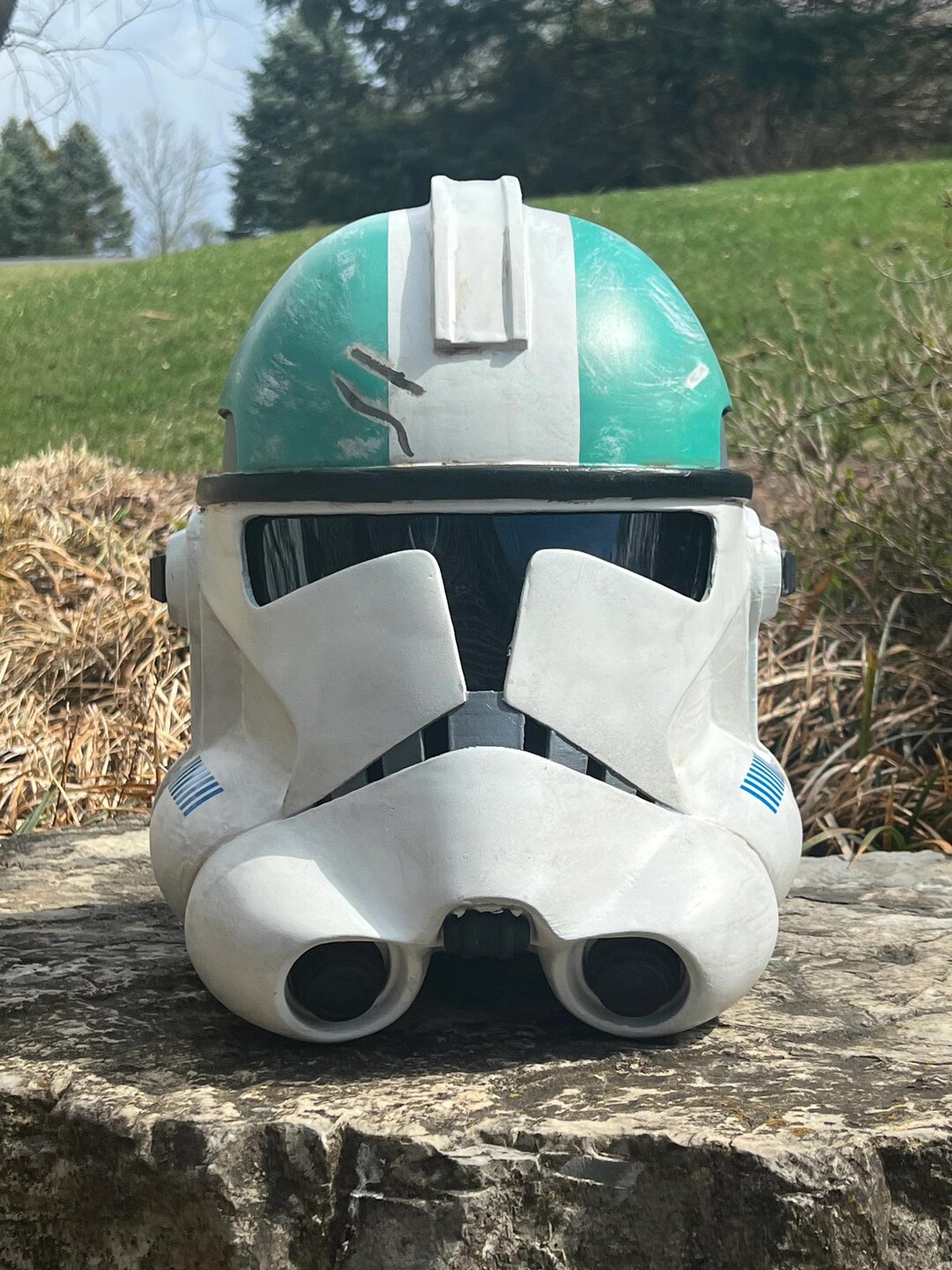 Realistic 3D Printed Captain Howzer Helmet From the Clone Wars - Etsy