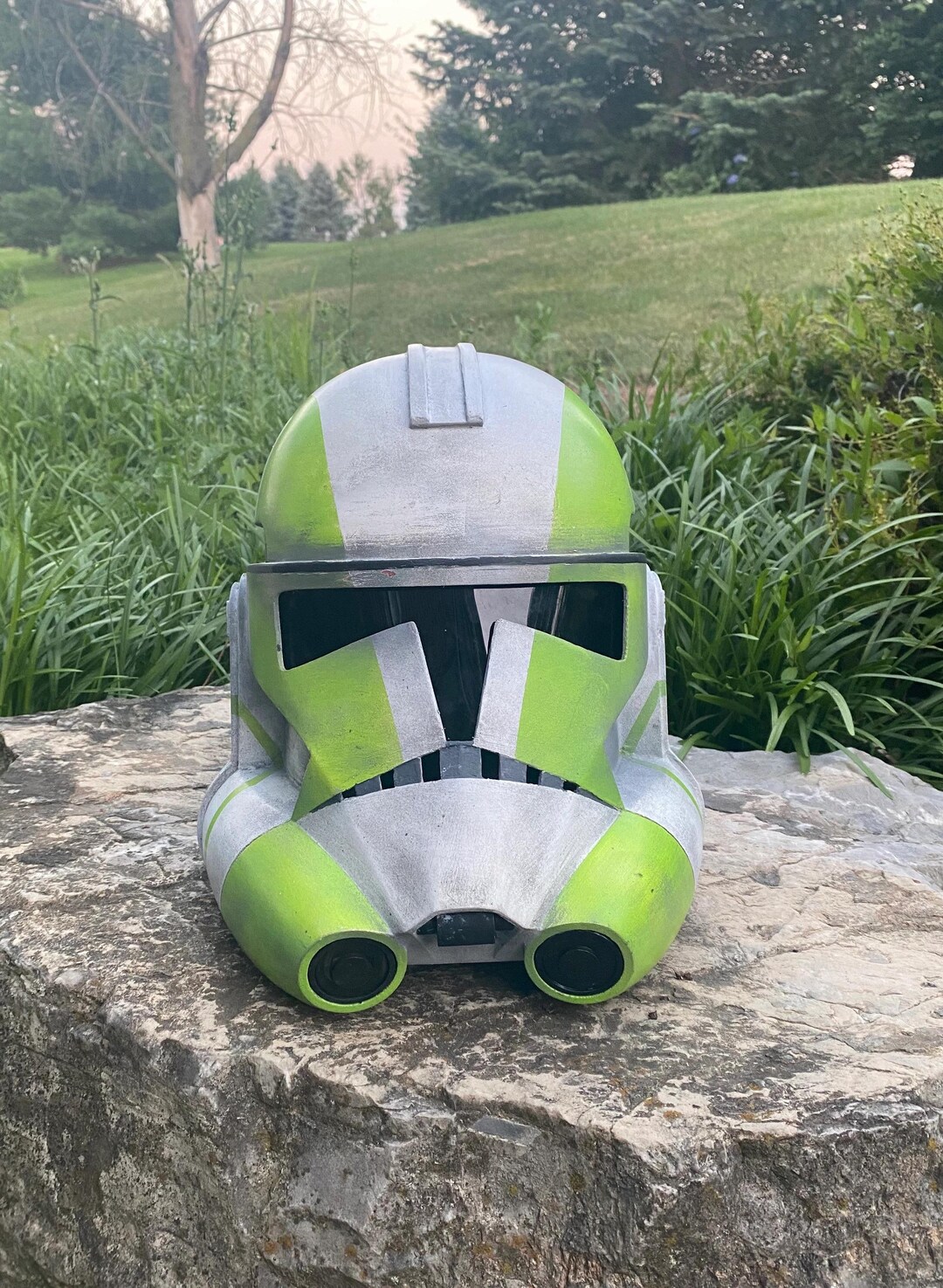 3D Printed Animated Commander Grey Clone Trooper Helmet - Etsy
