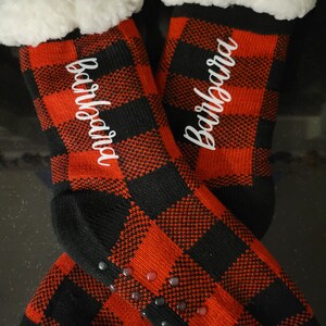 Custom Christmas Socks / Custom Holiday Socks / Farmhouse Socks ...