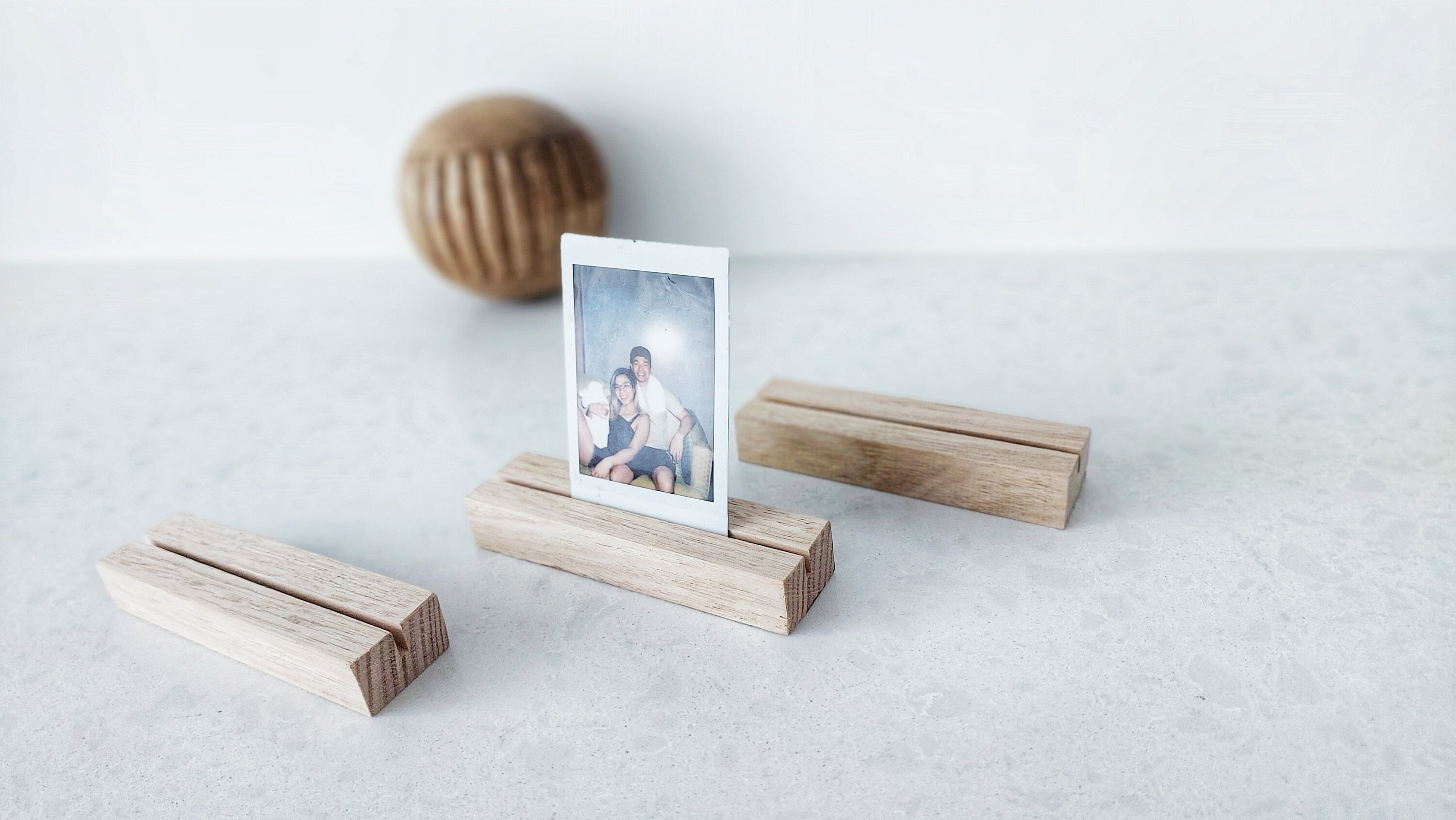 10cm Long Wood Display Stand, Affirmation Stand ,polaroid Stand, Wood ...