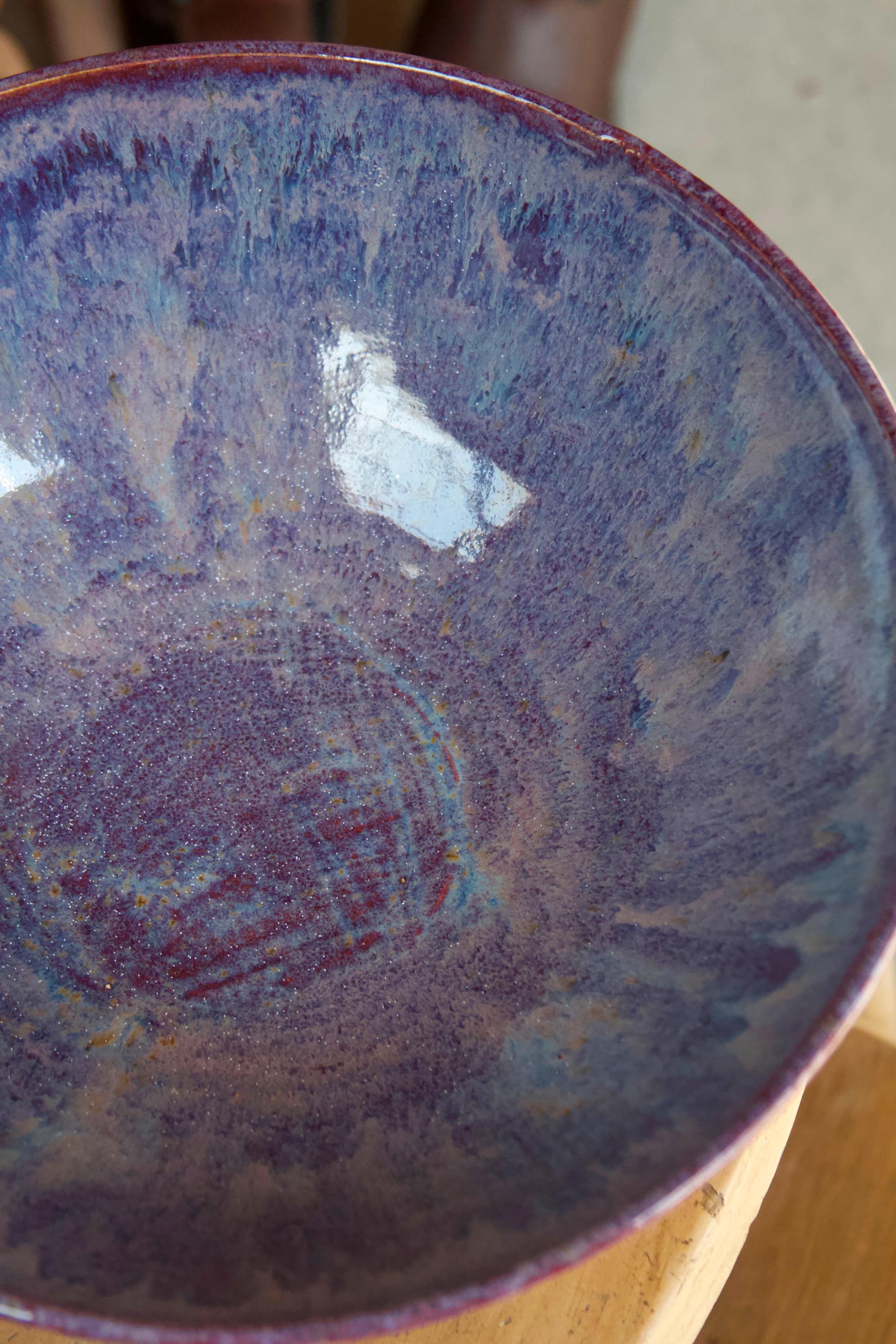 Stunning Large Handmade Serving Bowl – Unique Design – Stoneware Bowl ...
