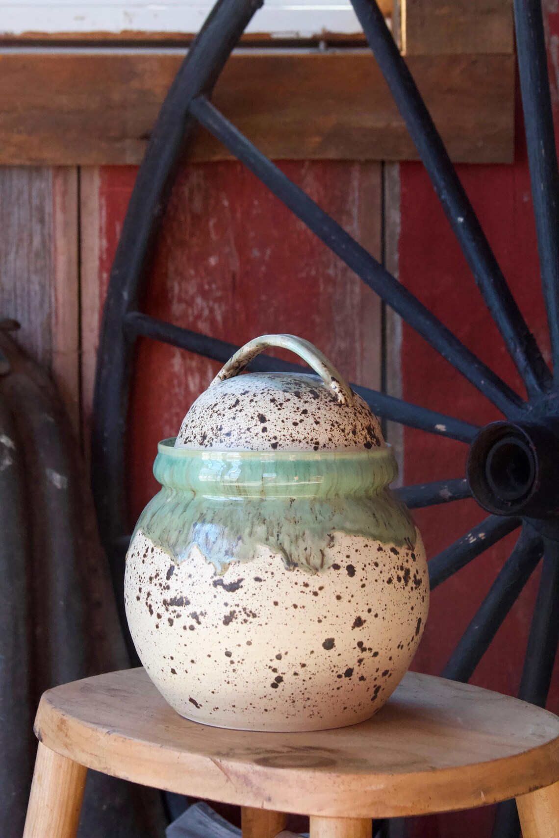 Handmade Ceramic Cookie Jar – Unique Kitchen Decor - Etsy