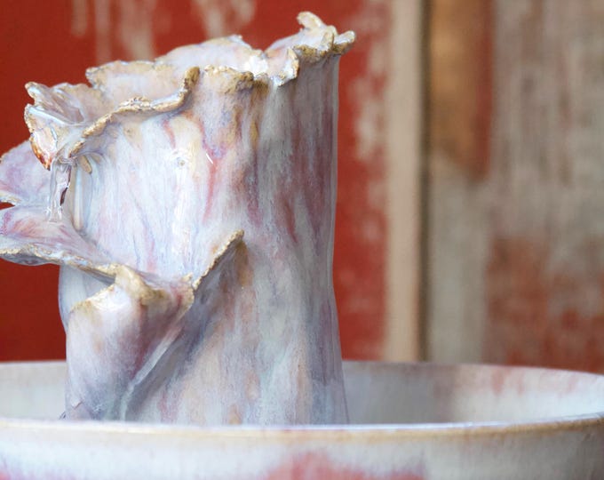 Handmade Ceramic Fountain – Unique Indoor & Outdoor Water Feature ...