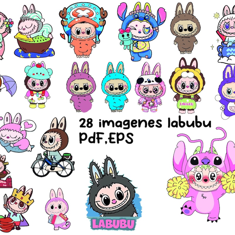 Labubu Vector - Etsy