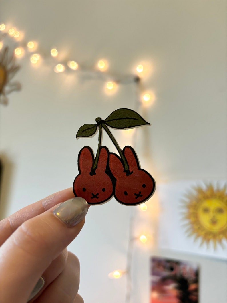 Miffy Cherry Sticker - Etsy