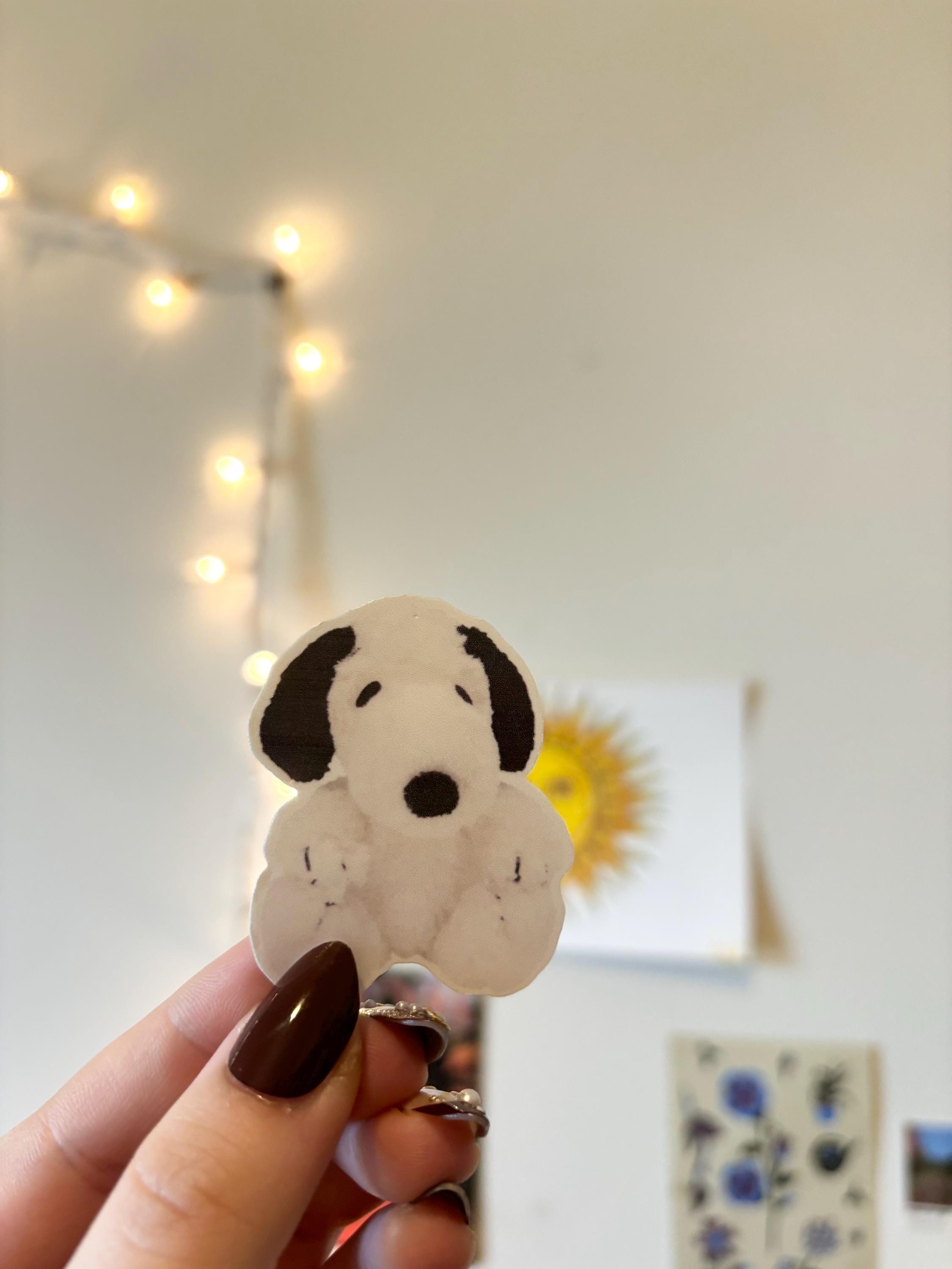 Snoopy Plush-inspired Sticker - Etsy