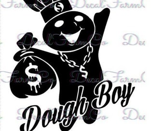 Dough Boy With Money Bag Svg - Etsy