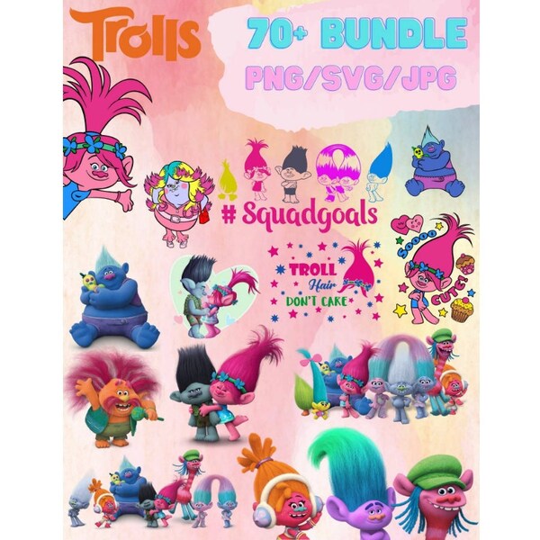 Trolls Svg - Etsy