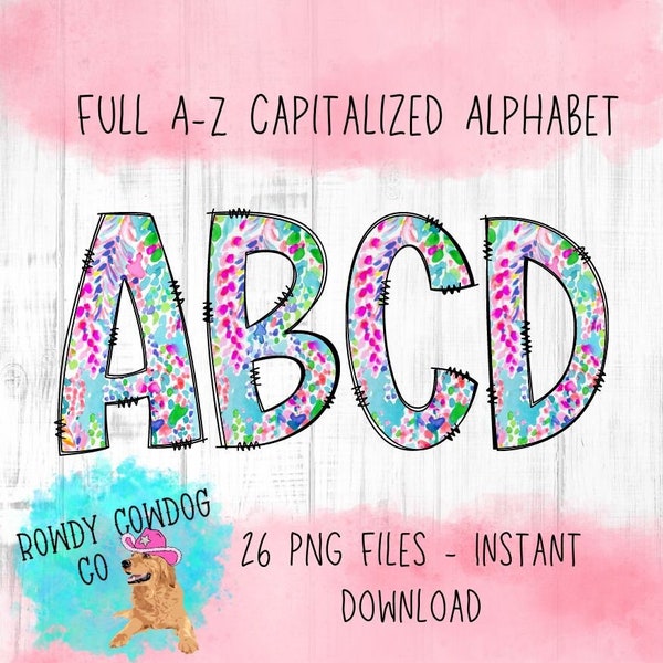 Lilly Pulitzer Letters - Etsy