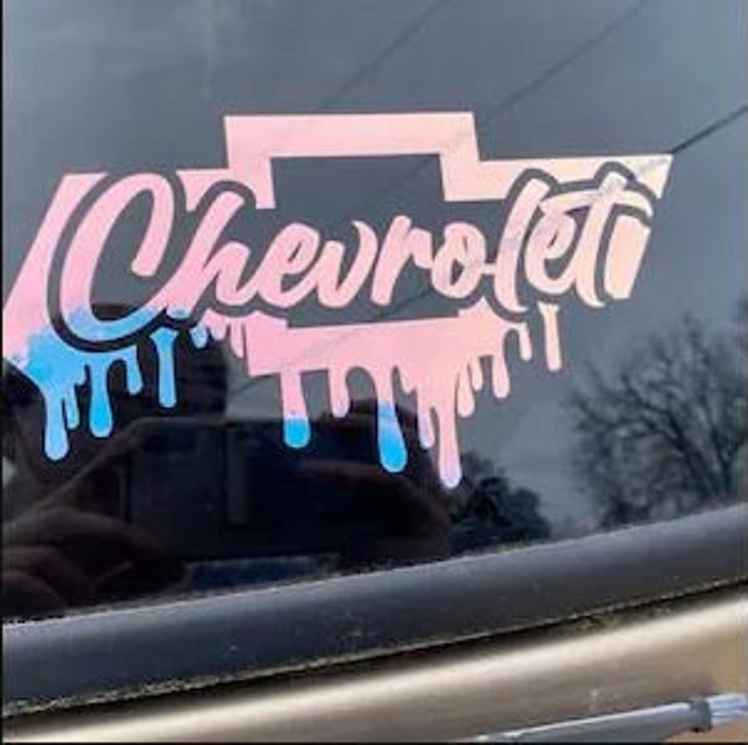 Chevy Decal Money Drip Premium Vinyl Decals Funny Decals - Etsy