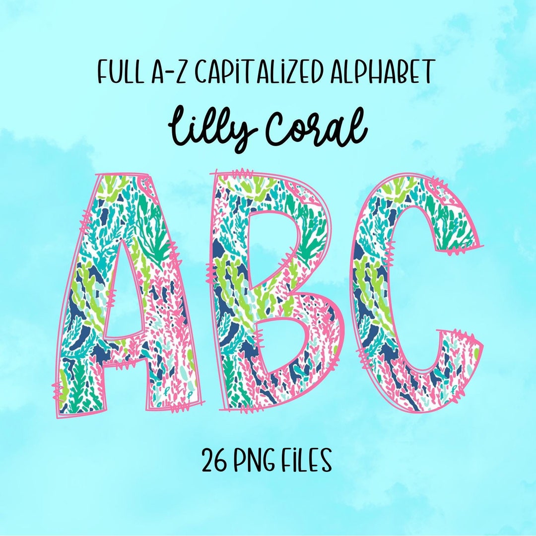 Doodle Alphabet Lilly Inspired Doodle Letters Alphabet Font Clipart PNG ...