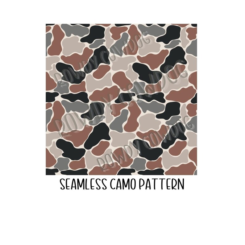 Old School Camo Seamless Pattern PNG Retro Camo Seamless Pattern Camo ...