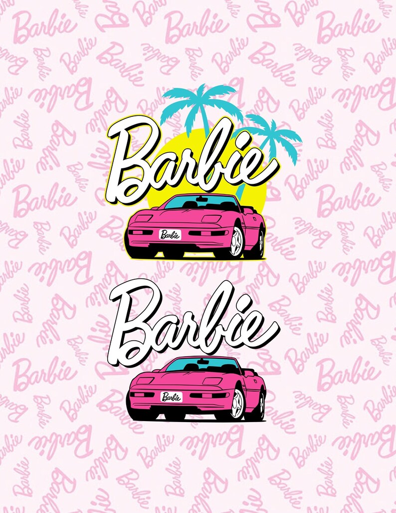 Barbi Car Convertible PNG/SVG - Etsy