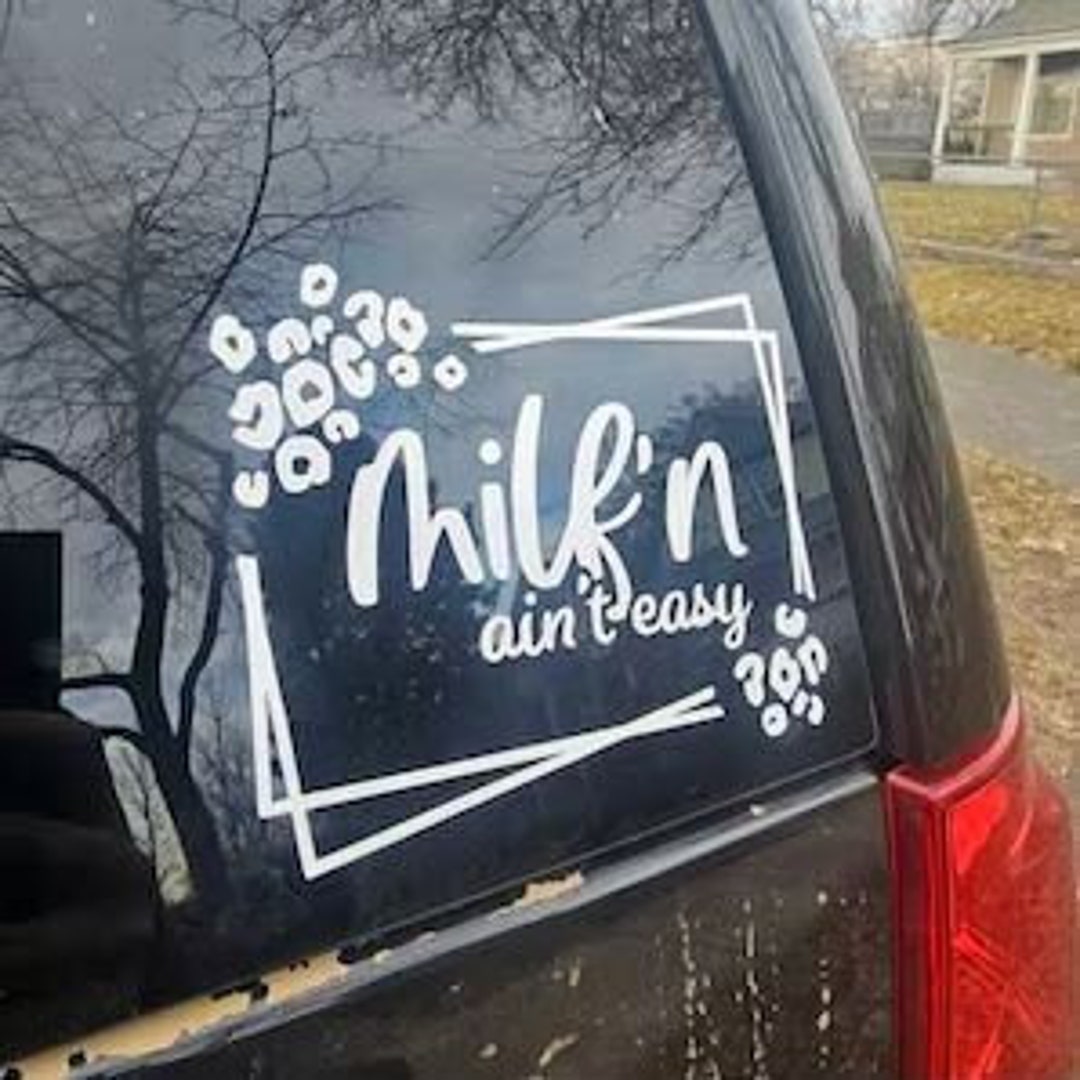 Milf'n Aint Easy Decal Premium Vinyl Decals Funny Decals - Etsy