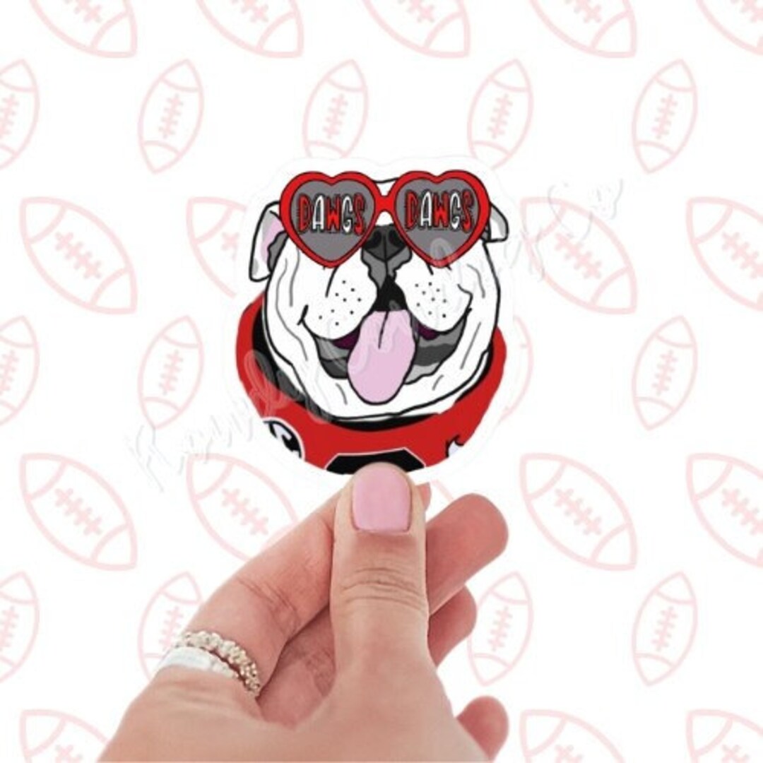 GA Bulldogs Sticker Tint Strip Stickers - Etsy