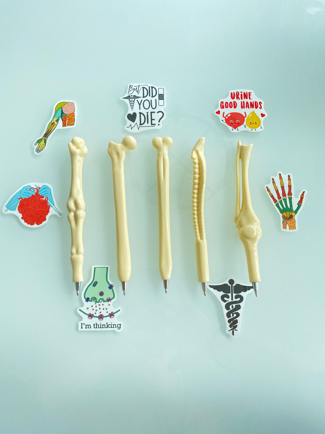 Bone Ballpoint Pens: Medical Student Gift (free Stickers) - Etsy