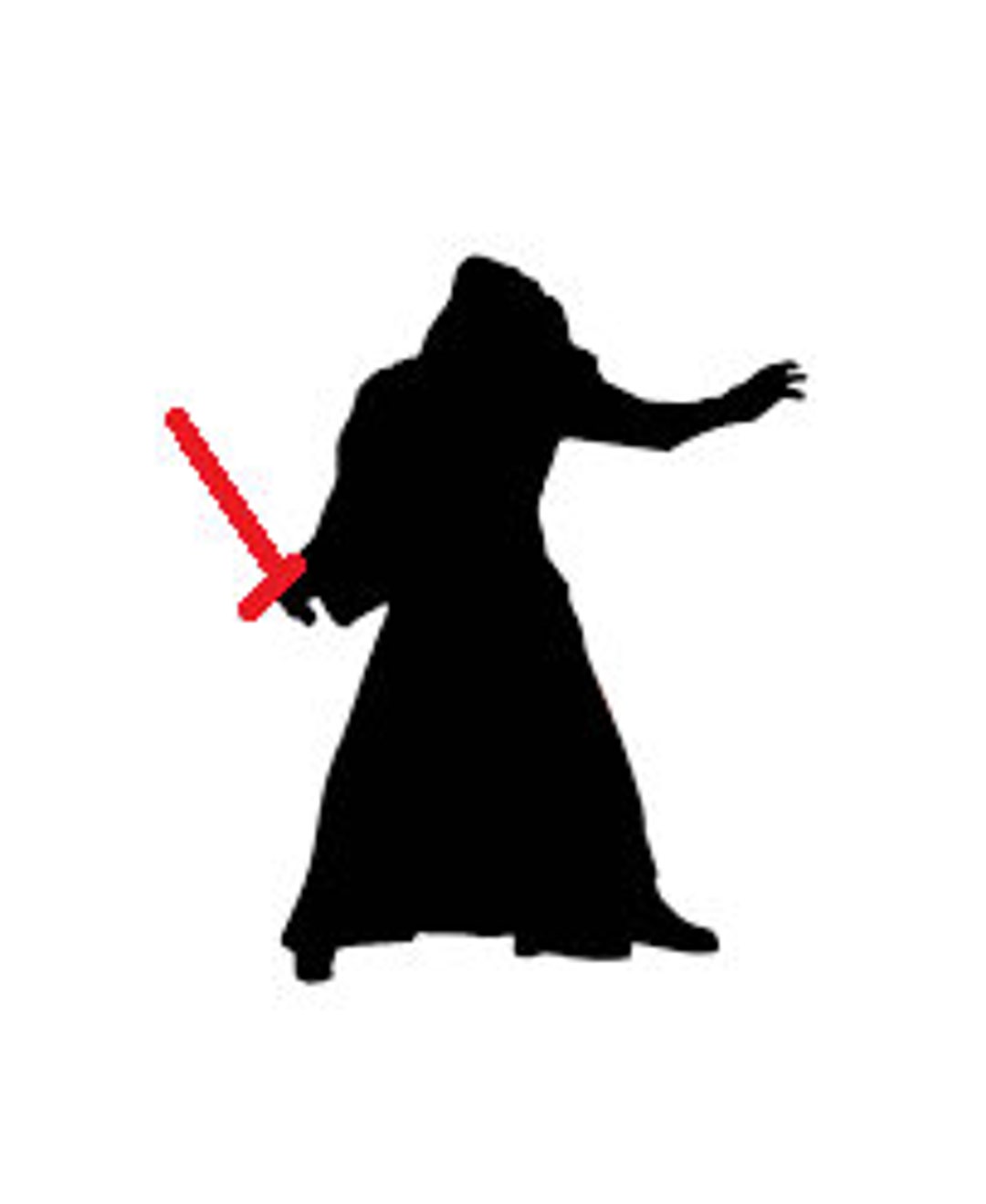 Kylo Ren Star Wars Permanent Decal Etsy