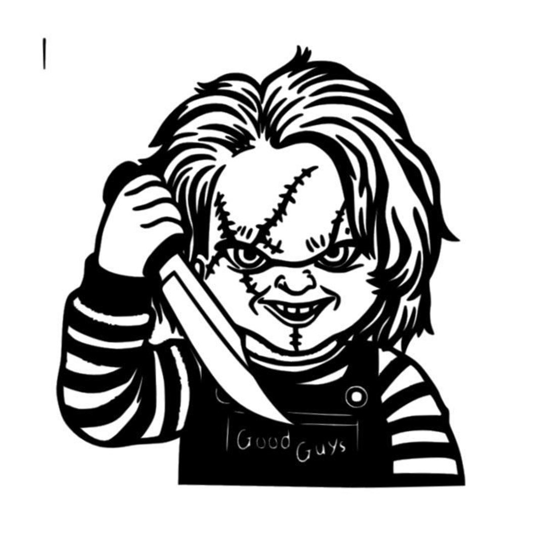 Chucky Permanent Decal - Etsy