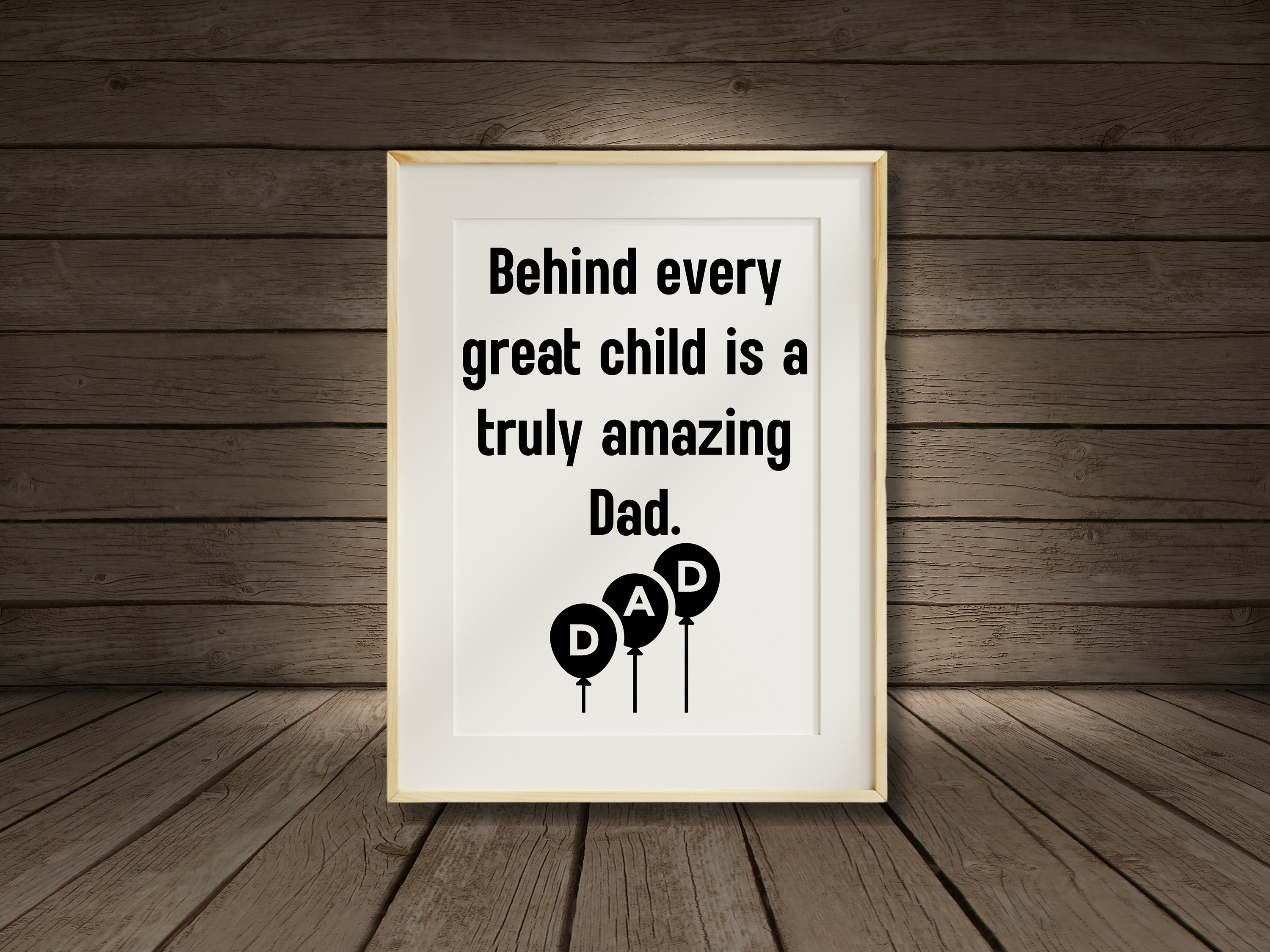 Amazing Fathers Inspirational Printable Instant Downloadable Quotes ...