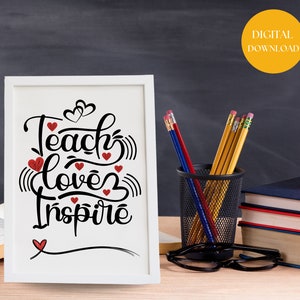 Motivational Quotes for Teachers' Thank You Teachers Gifts Teachers ...