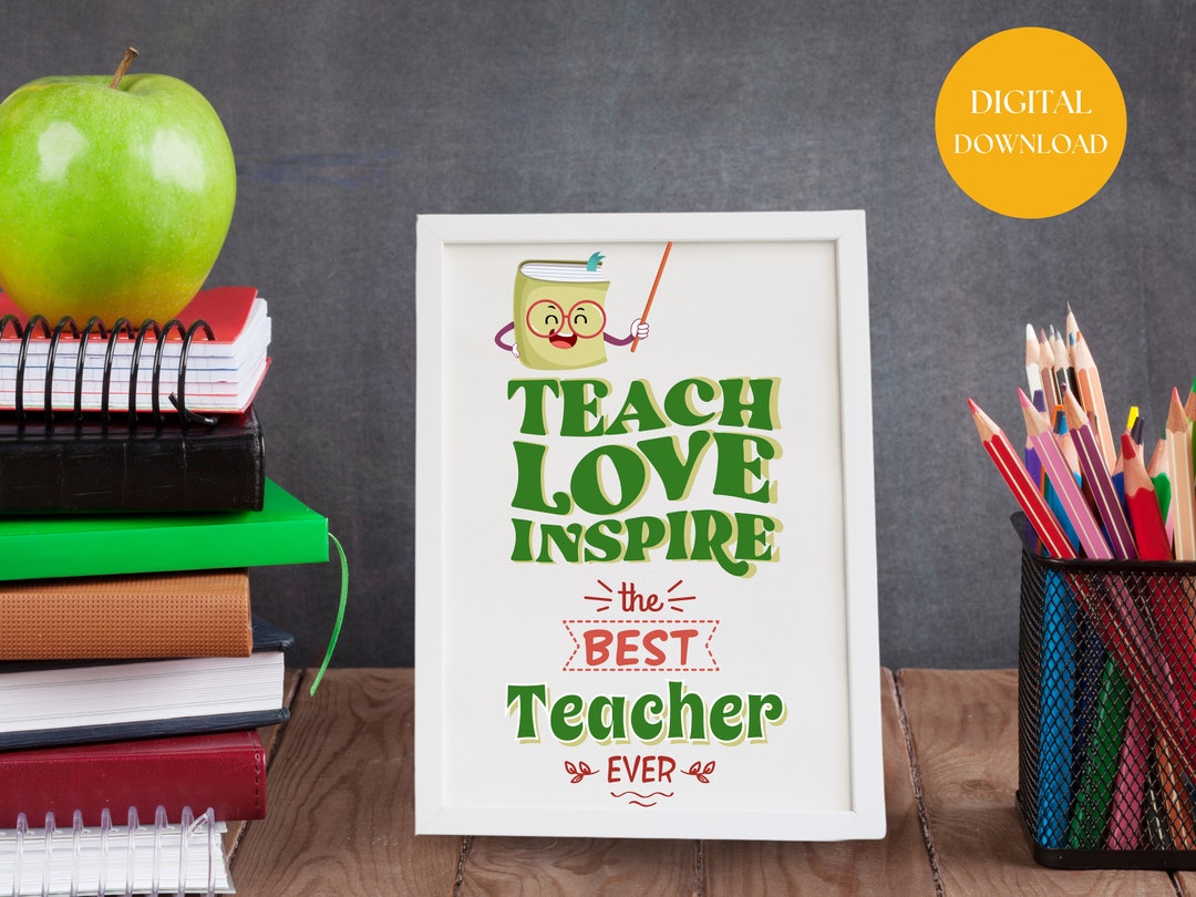 Teachers Appreciation Printable Gifts Teachers Wall Art Quotes ...