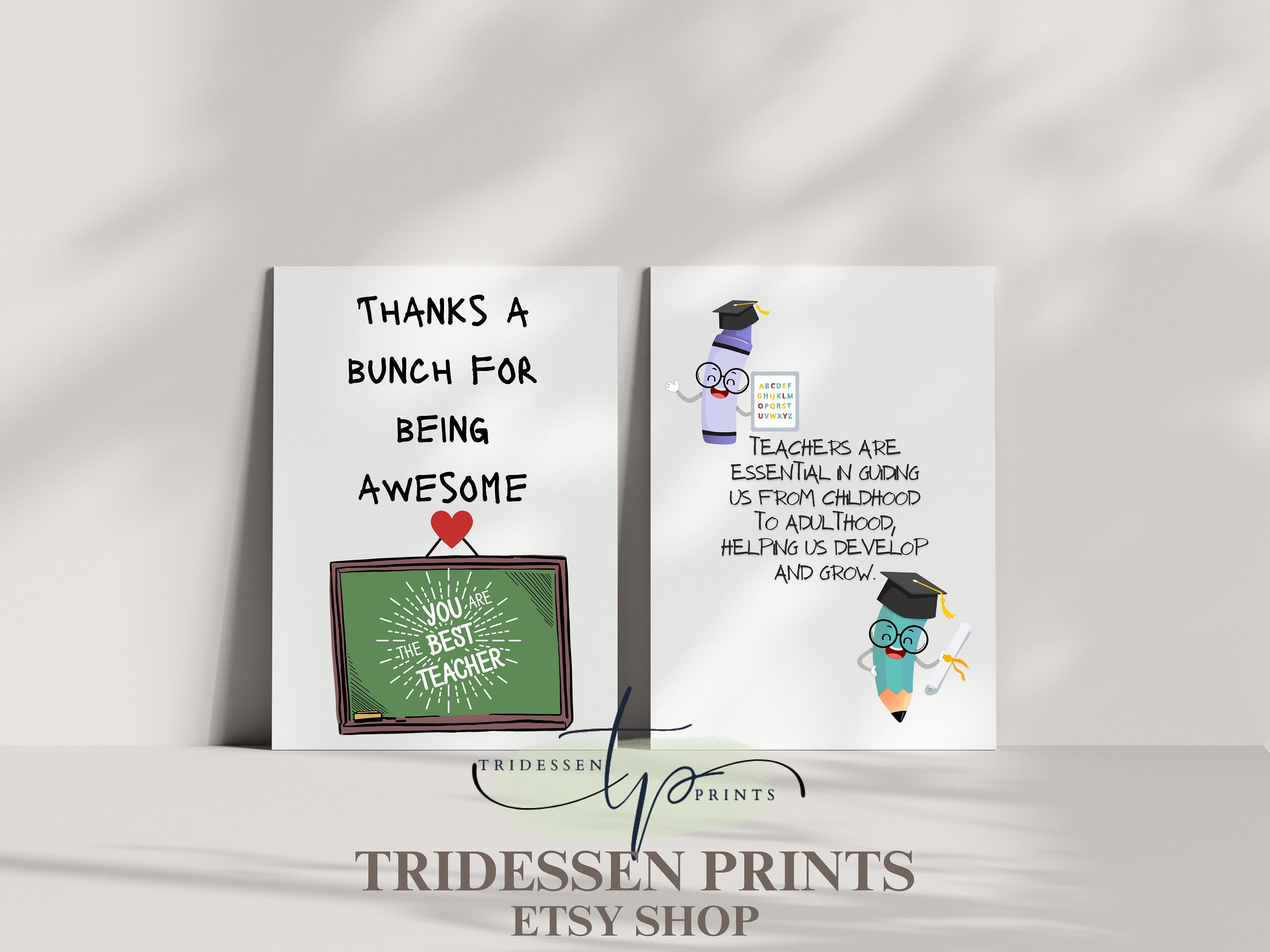 Teacher Appreciation Print: Inspirational Quote, Classroom Decor ...