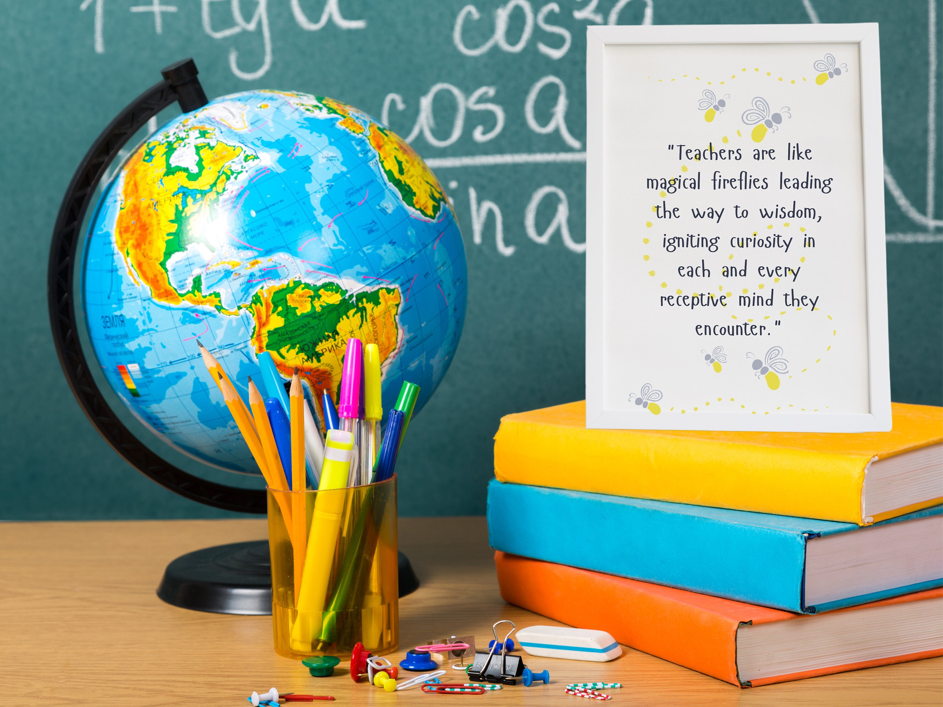 Inspirational Teacher Quote Art Print: Firefly Classroom Decor (digital ...