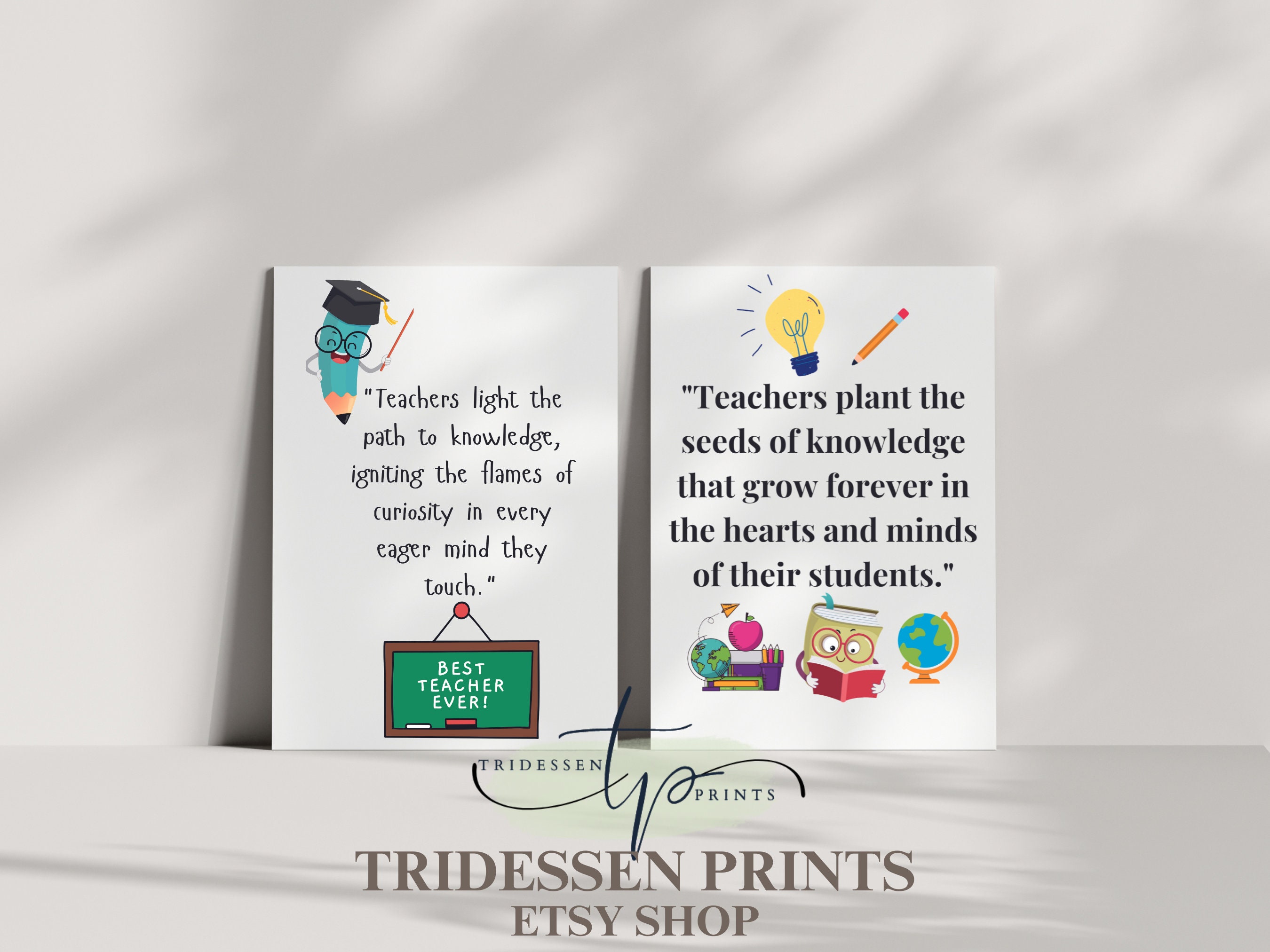 Inspirational Teacher Quote Art Print: Classroom Decor (digital ...