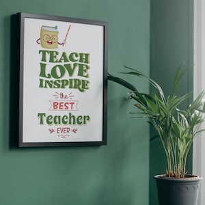 Teachers Appreciation Printable Gifts Teachers Wall Art Quotes ...