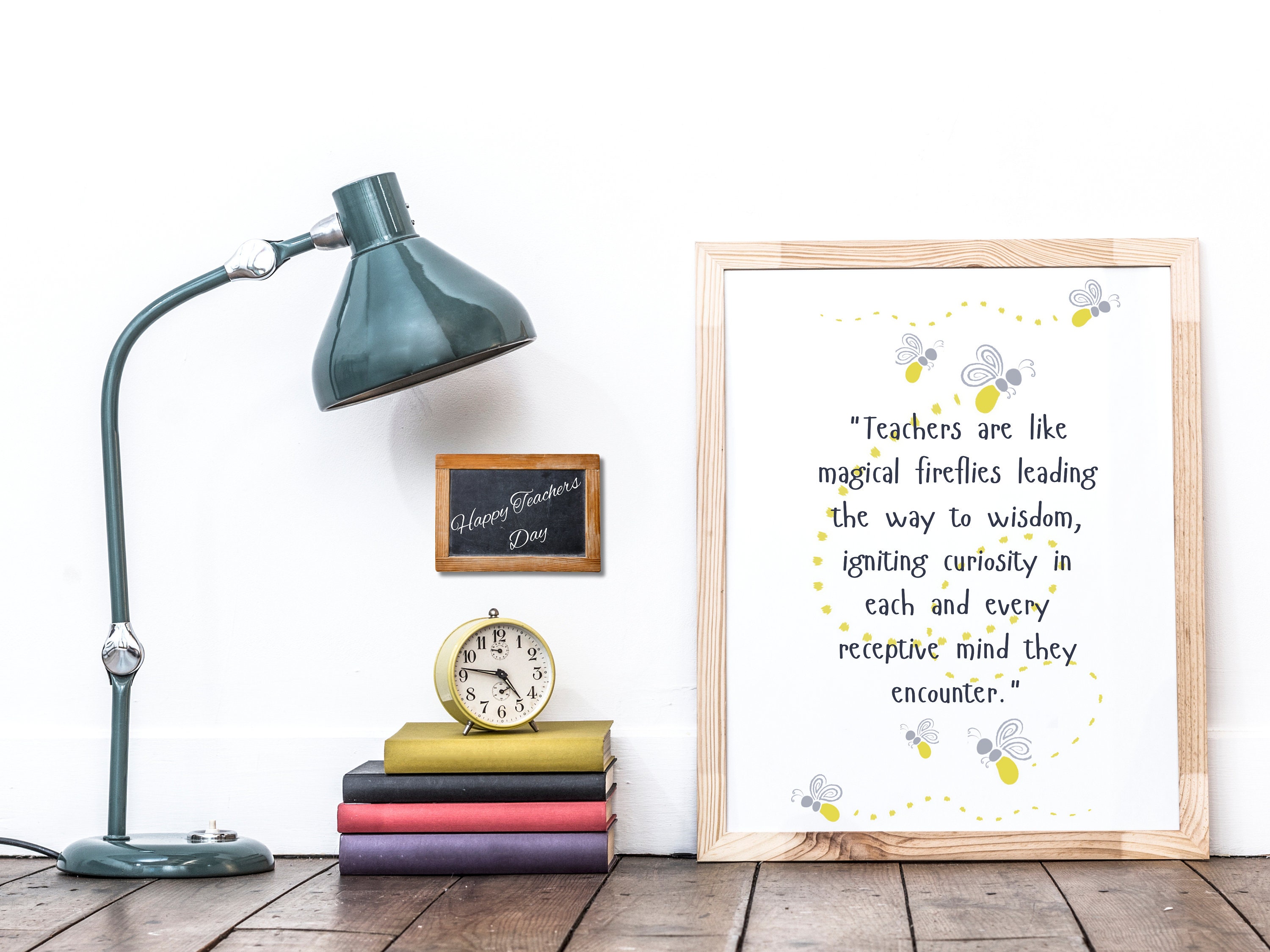 Inspirational Teacher Quote Art Print: Firefly Classroom Decor (digital ...