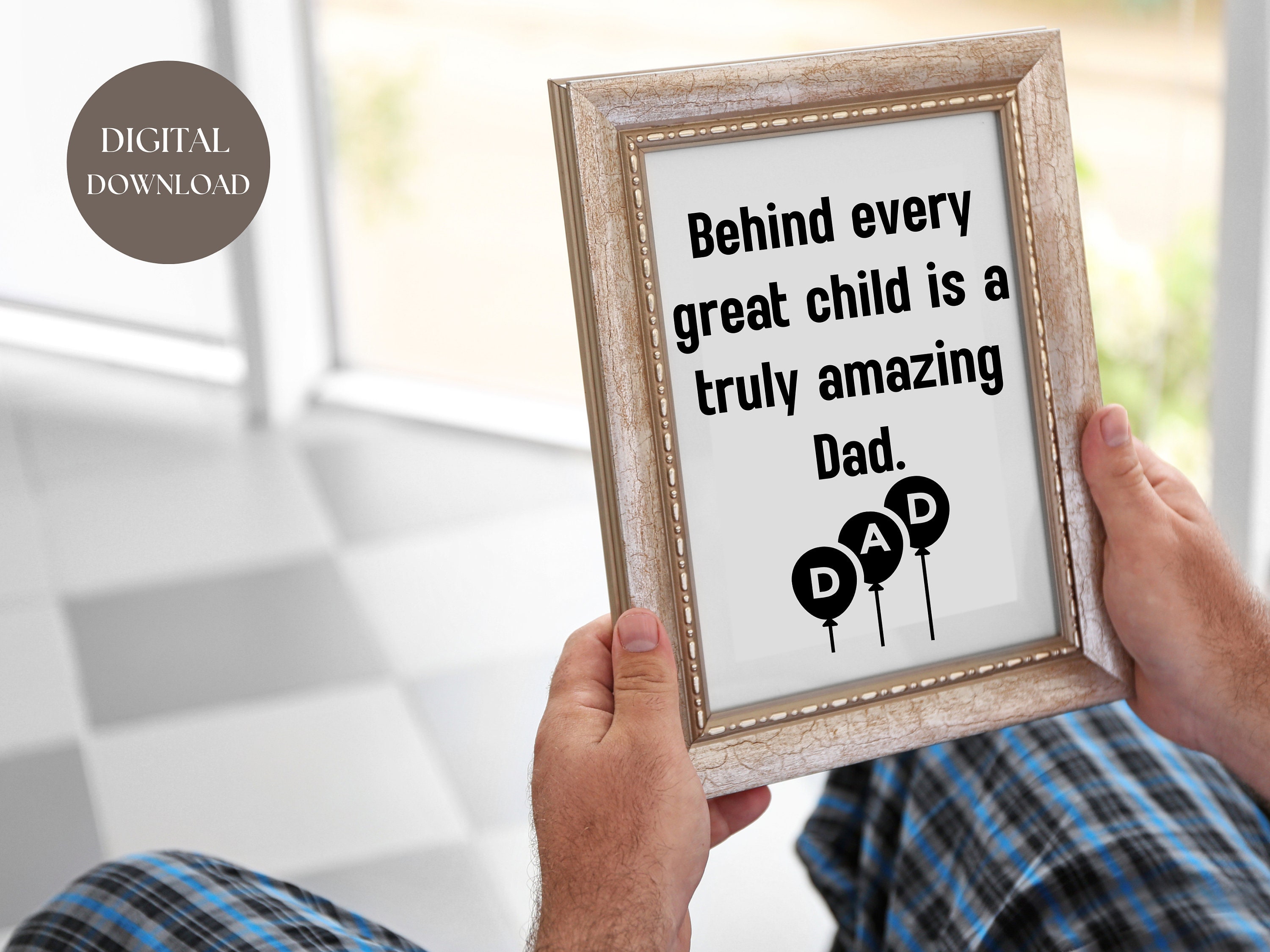 Amazing Dad Quote Art Print, Father's Day Gift (digital Download) - Etsy