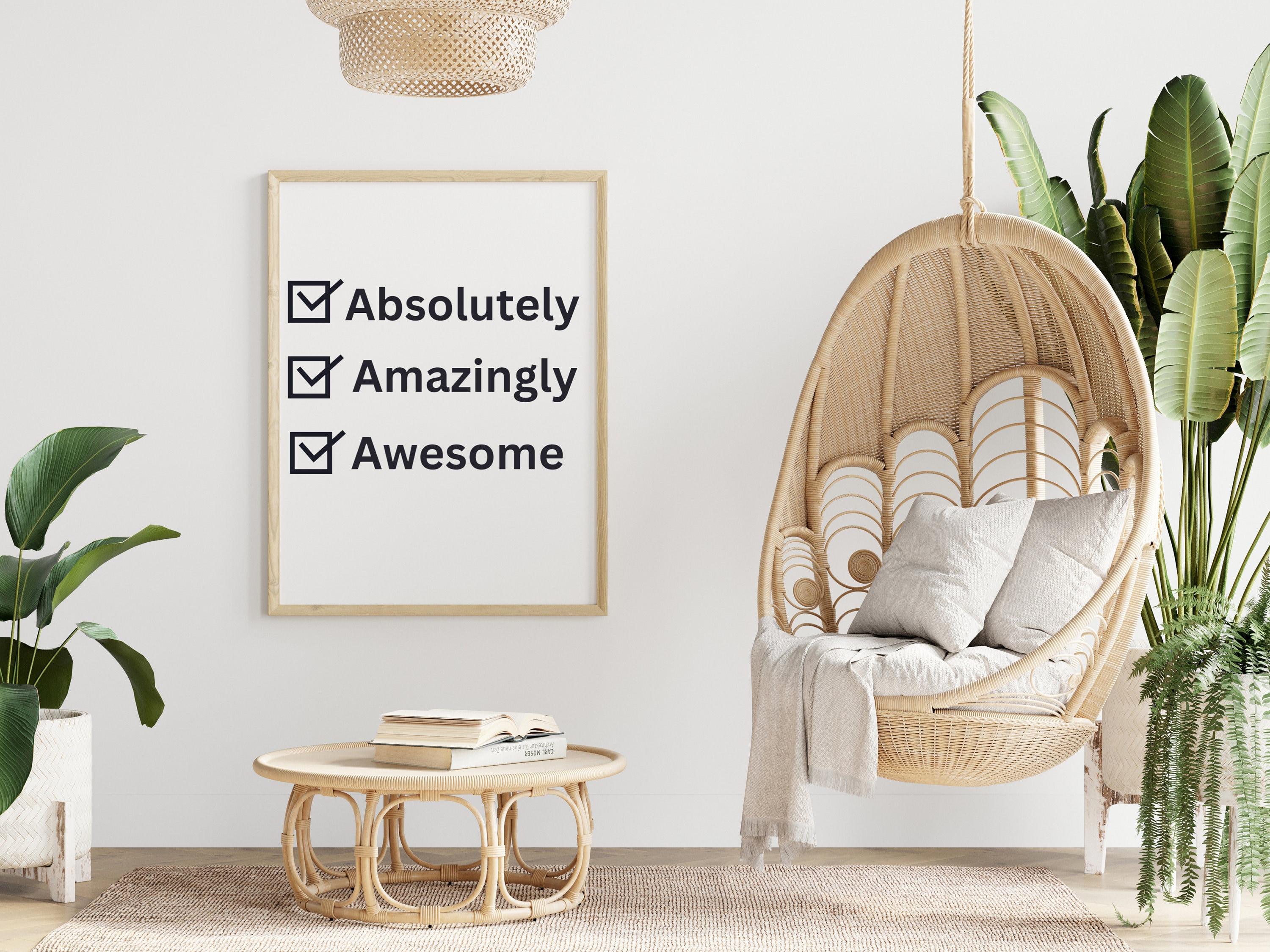 Absolutely Amazingly Awesome Printable Wall Art Quote Inspirational ...