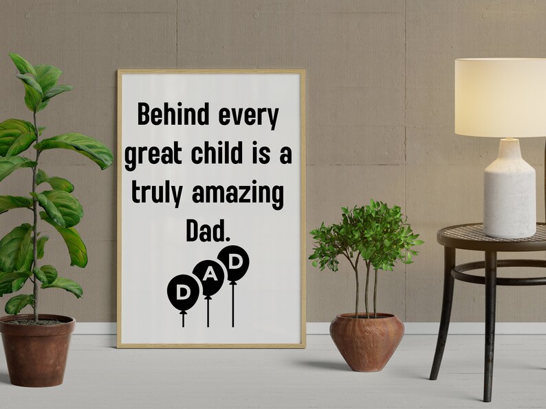 Amazing Fathers Inspirational Printable Instant Downloadable Quotes ...