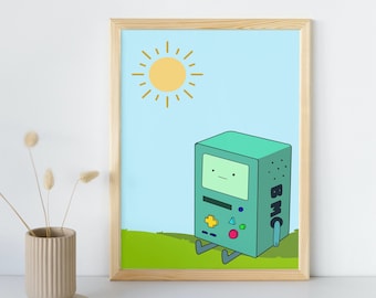 Adventure Time Bmo Poster - Etsy