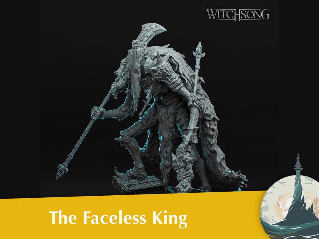 The Faceless King - Witchsong Miniatures, Wargaming, D&D, Pathfinder ...