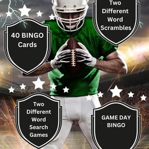 Football Word Search Printable Games | Bingo & Word Scramble Fun for ...