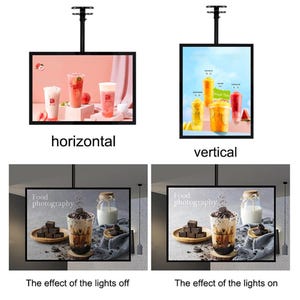 Slim Led Light Box, Custom Led Frame Poster Display, Led Menu Light Box ...