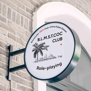 Custom Double Sided Light Box Sign Board, LED Round Light Box Store ...