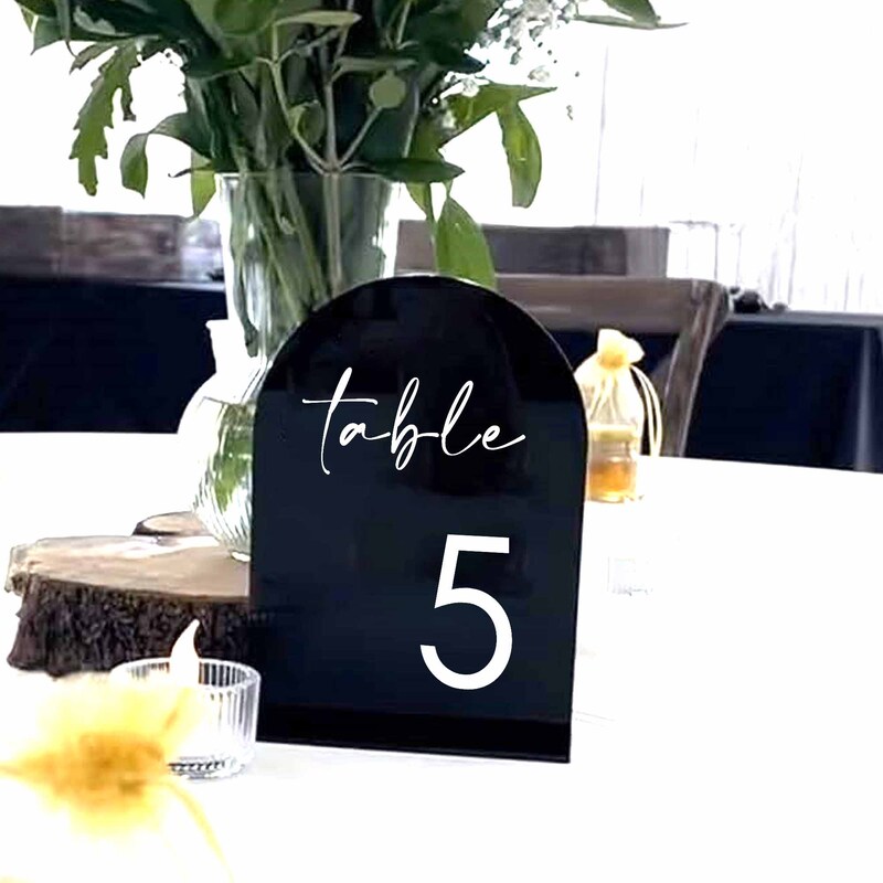Arch Table Numbers - Etsy