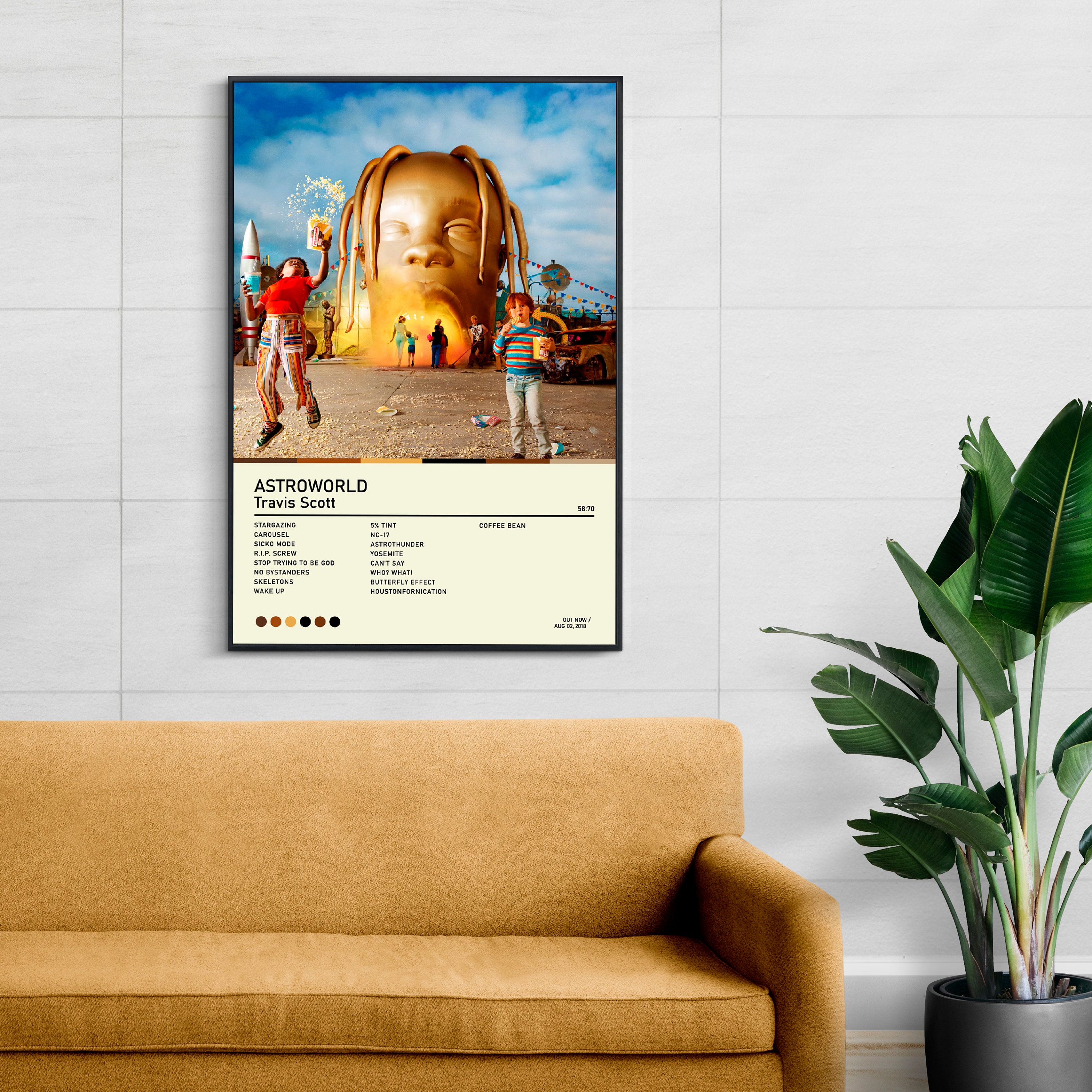 Travis Scott - Astroworld Album Poster