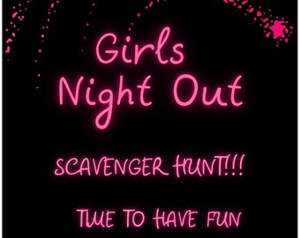 Girl Night Out Scavenger Hunt - Etsy