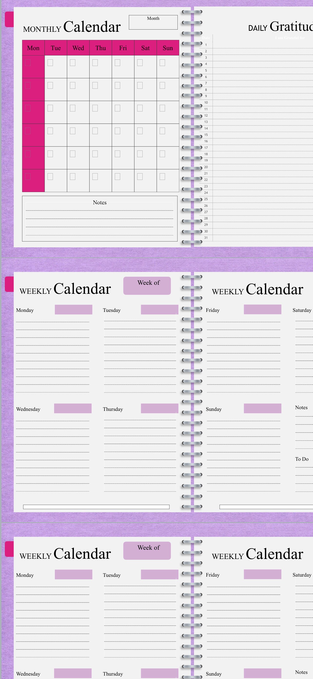 Digital Planner 2023 2024 Digital Planner Undated Digital Planner ...