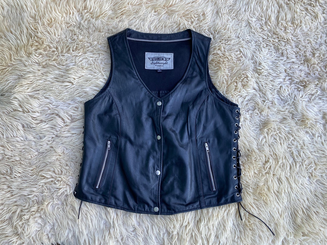 Unik Leather Vest - Etsy