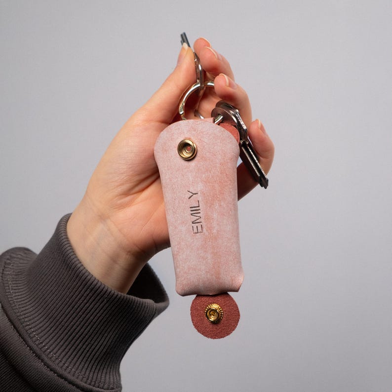 Personalized Leather Key Organizer, Case, Valentine's Day Gift - Etsy