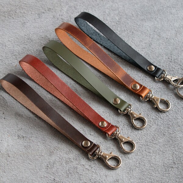 Leather Key Strap - Etsy