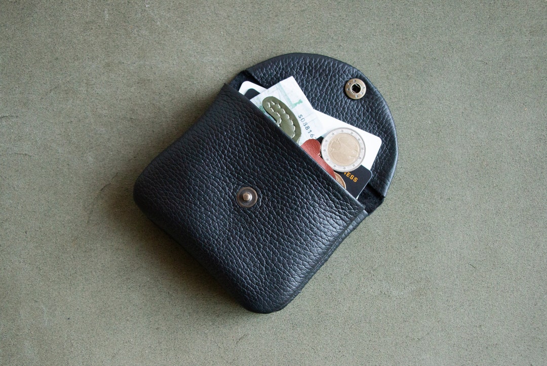 Leather Small Pouch Wallet, Leather Mini Coin Pouch, Leather Women's ...